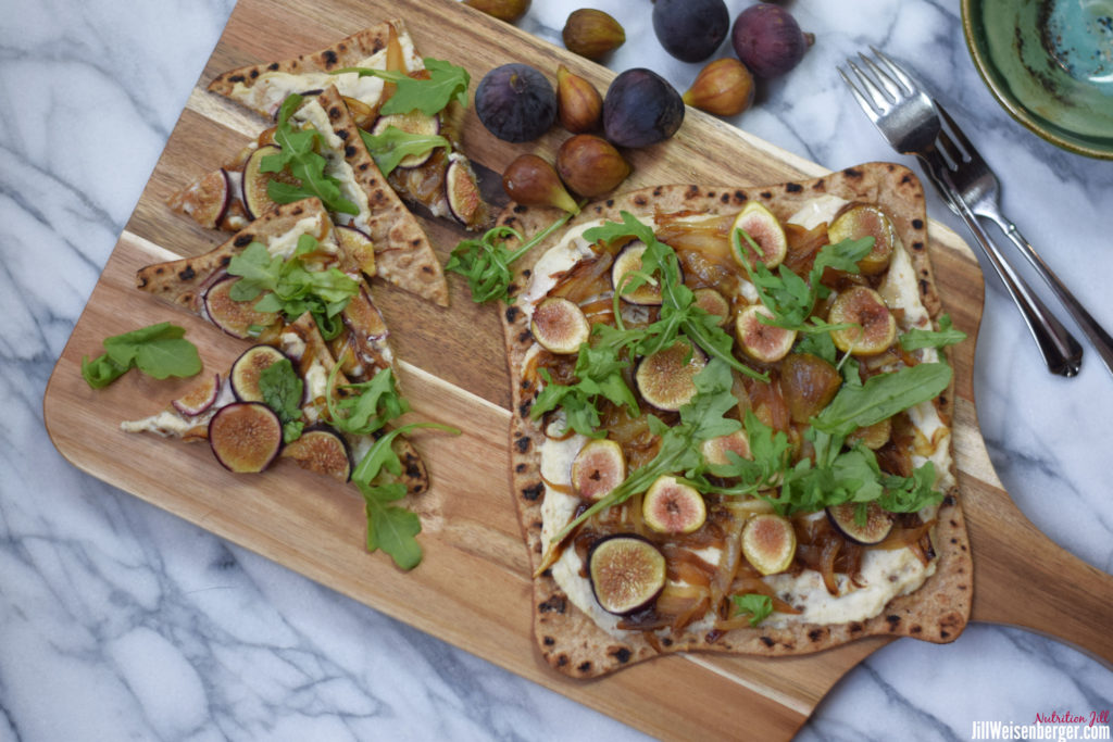 Ricotta, Caramelized Onion and Fig Flatbread Recipe: Easy and Delicious