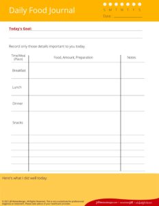 How to keep a meaningful food journal without going bonkers